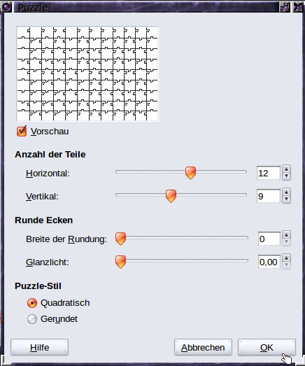 Puzzlebild erstellen - GIMP-Werkstatt